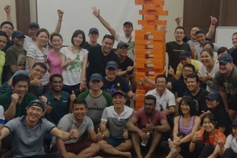 Giant Jenga XXL Team Building Activities